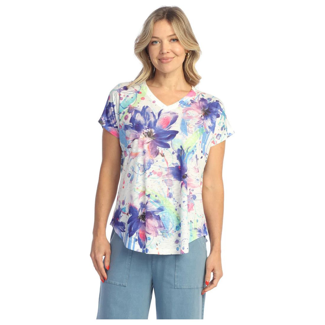 Jess & Jane Sophia V-Neck Dolman Sleeve Top – SuePatrick.com