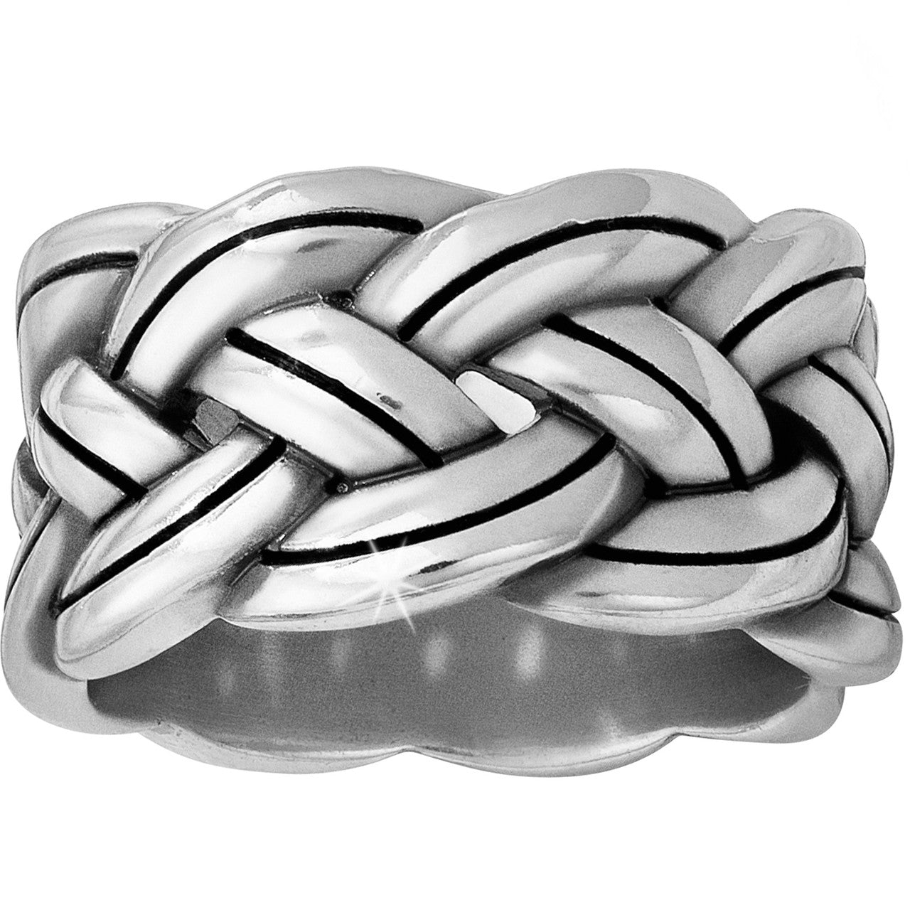 Brighton Interlok Braided Band Ring (SLV) – SuePatrick.com