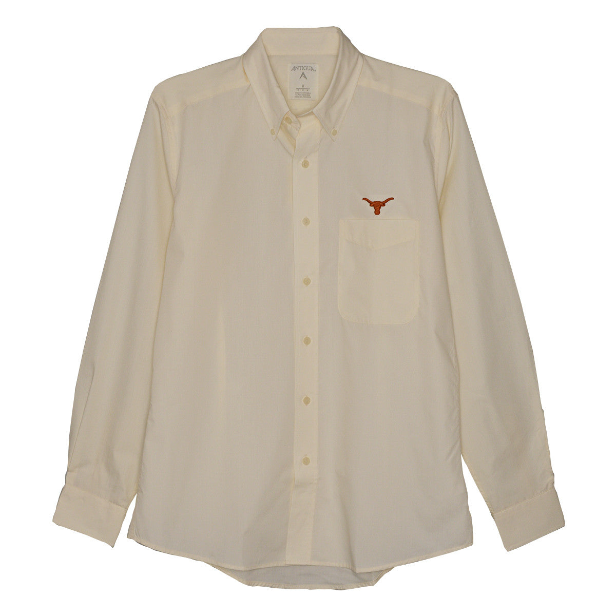 Texas Longhorn Antigua Dynasty Men's shirt (101065-072)(IVORY ...