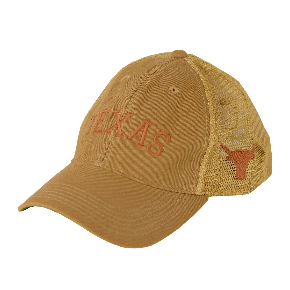 Texas Longhorn Old Favorite Embroidered Arch TEXAS Trucker Cap (200331 ...