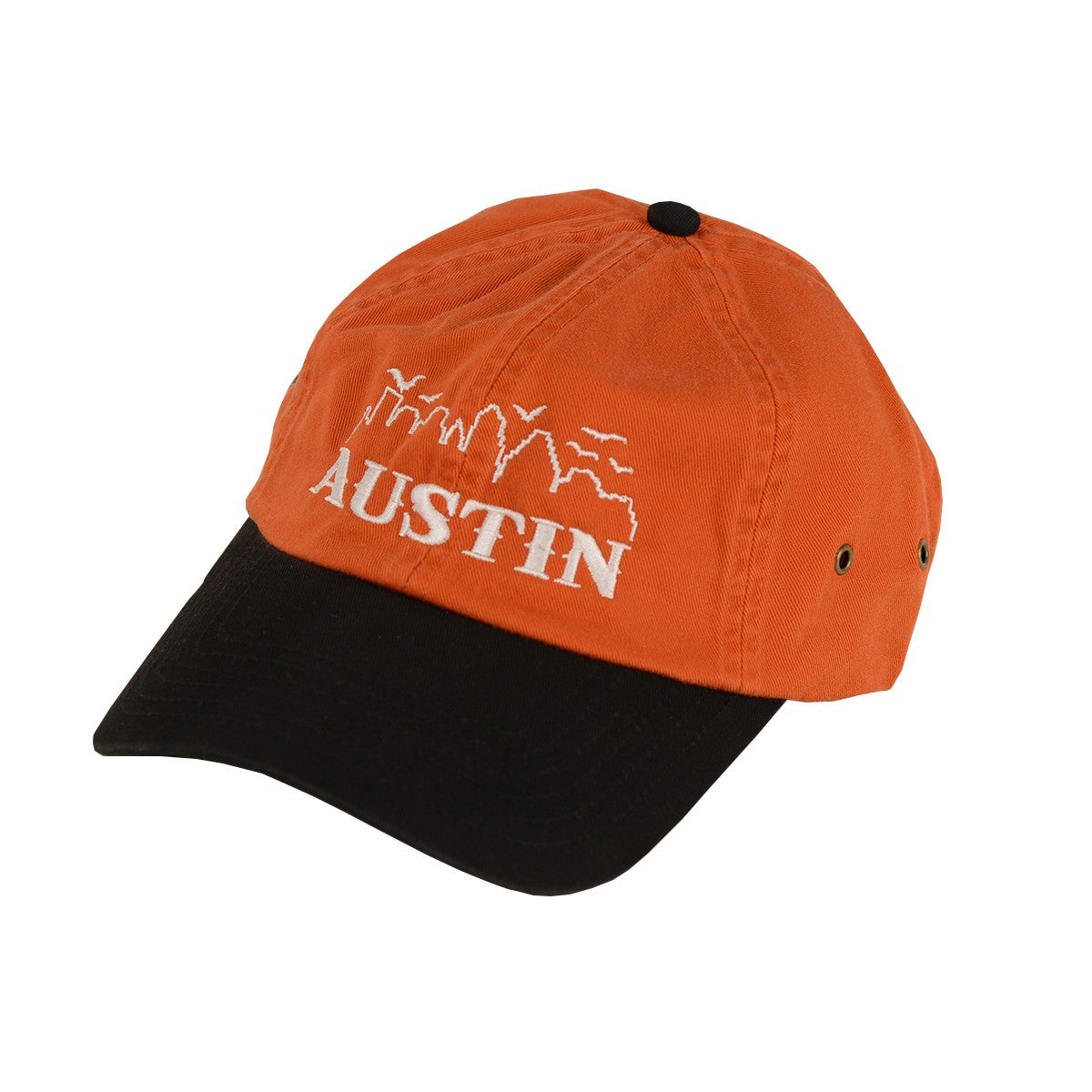 AUSTIN Skyline Embroidered Cap (5021TX) BO/BLK – SuePatrick.com