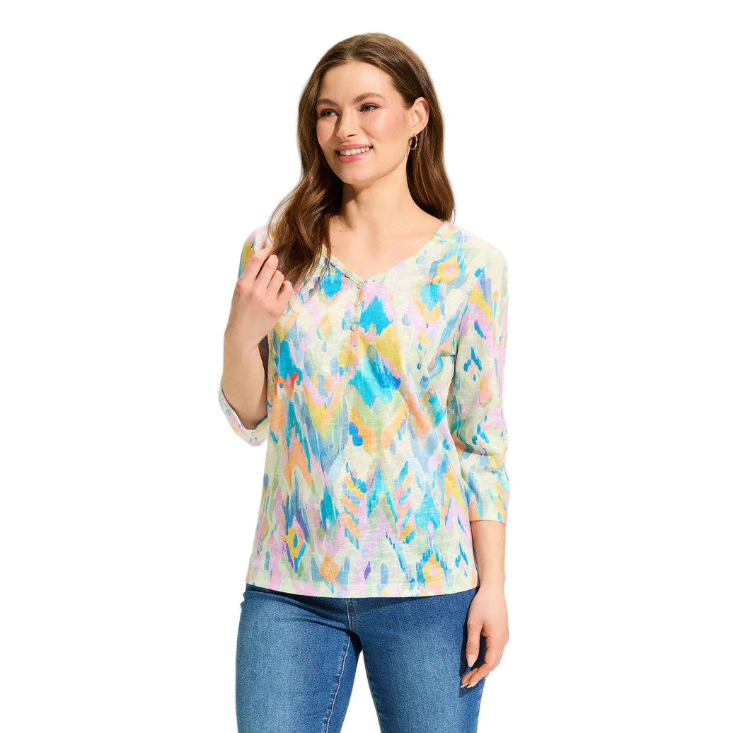 FDJ French Dressing Definitely Notch Neck Top – SuePatrick.com