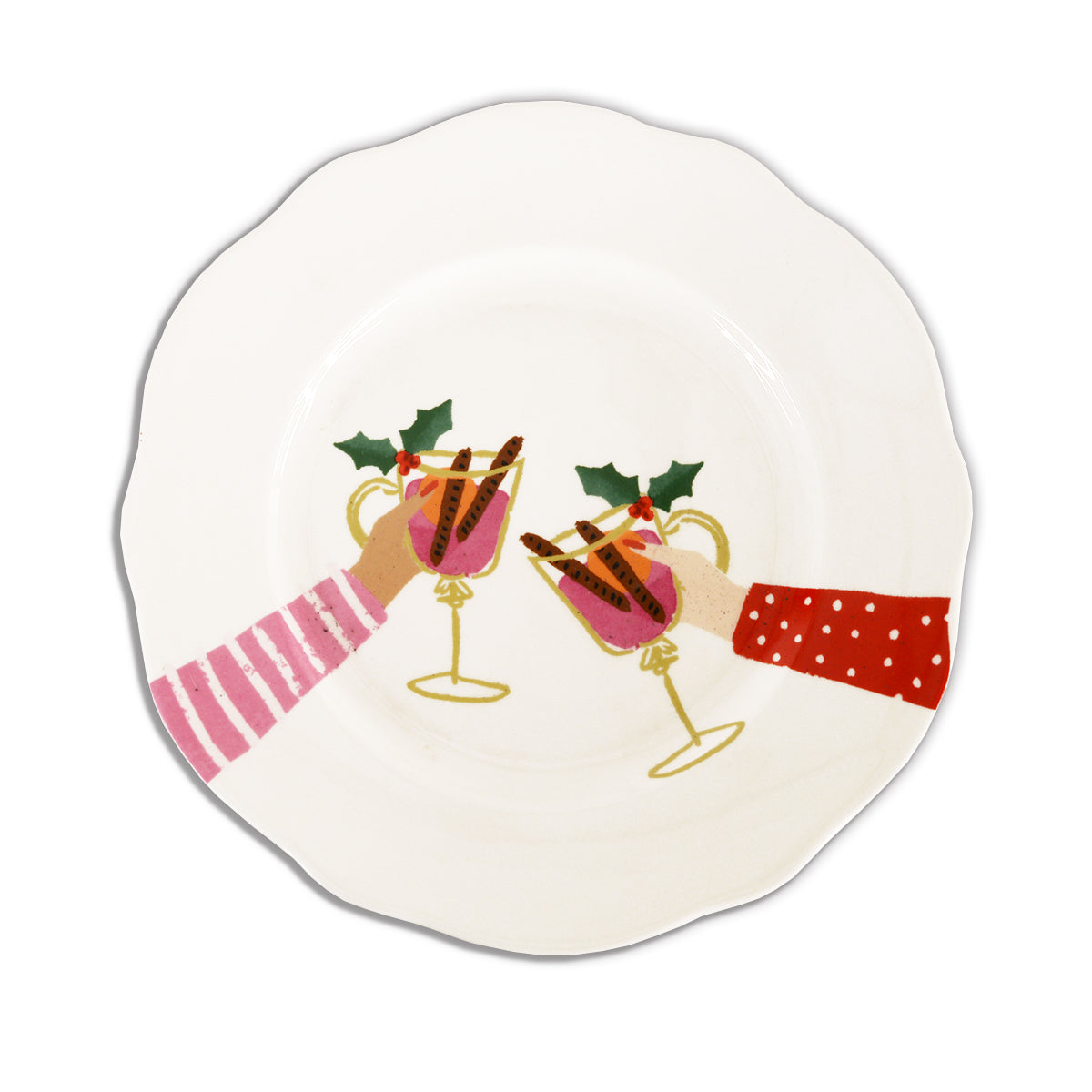 Tag Holiday Festive Appetizer Plates(Two Styles) (Sold Separately ...