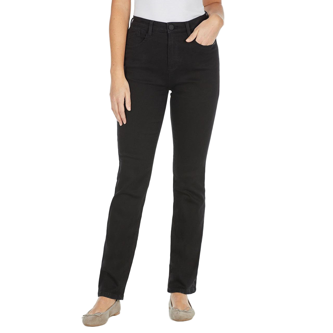 FDJ French Dressing Peggy Straight Black Leg Jean – SuePatrick.com