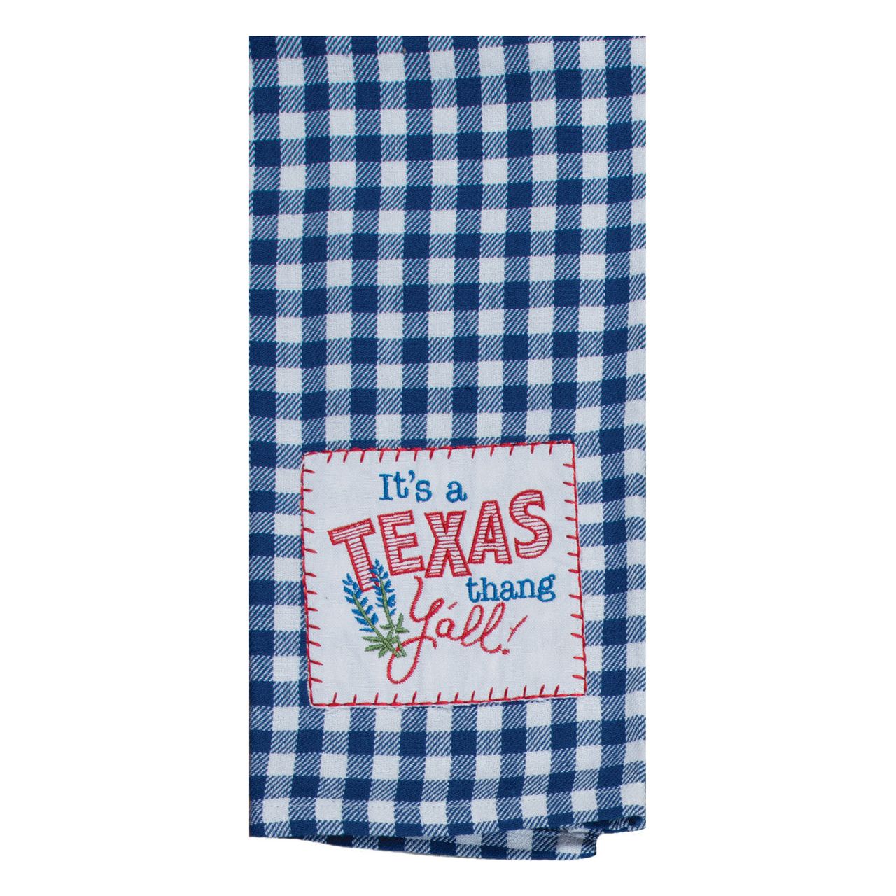 Texas Thang Embroidered Applique Towel (F2208) – SuePatrick.com