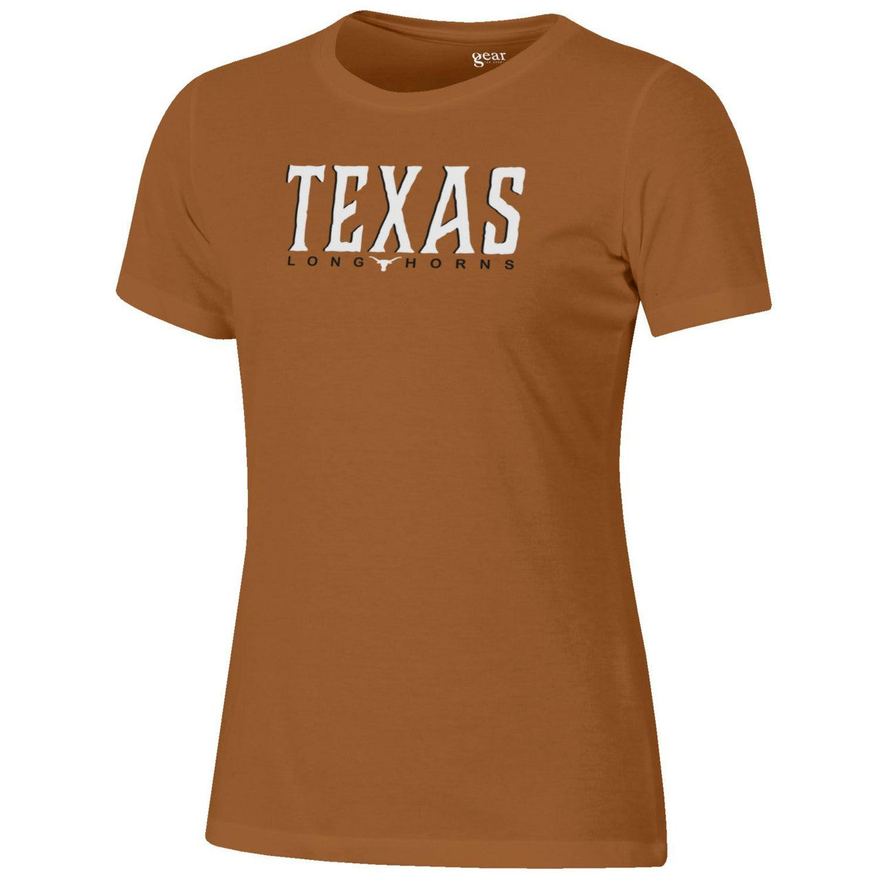 Texas Longhorn Ladies TEXAS Over Longhorns/Logo Tee (G7326475-714 ...