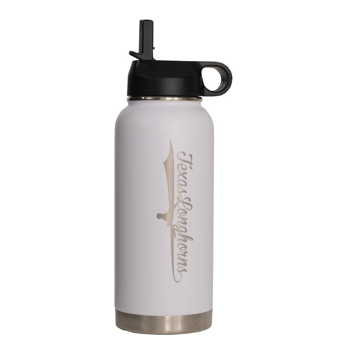 Texas Longhorn Stainless Powder Coated 32 oz Water Bottle (2 Colors ...