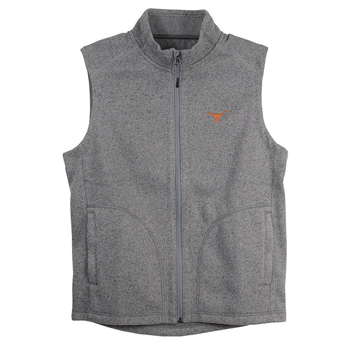 Texas Longhorn Men's Tommy Bahama Playoff Full Zip Vest (Grey ...