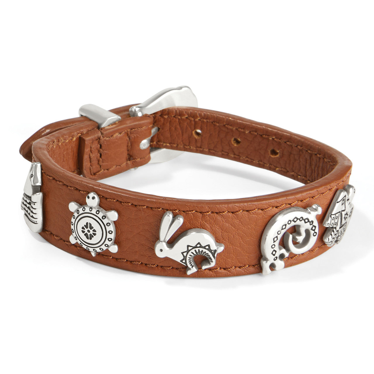Brighton Desert Friends Brown Leather Bandit Bracelet – SuePatrick.com