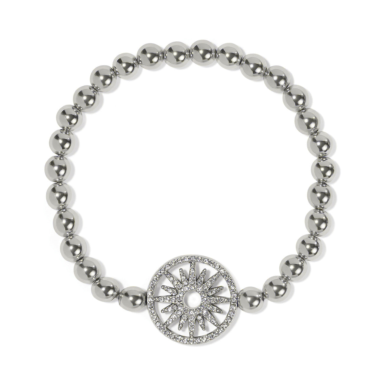 Brighton Illumina Sun Stretch Bracelet (SLV/CRSTL) – SuePatrick.com