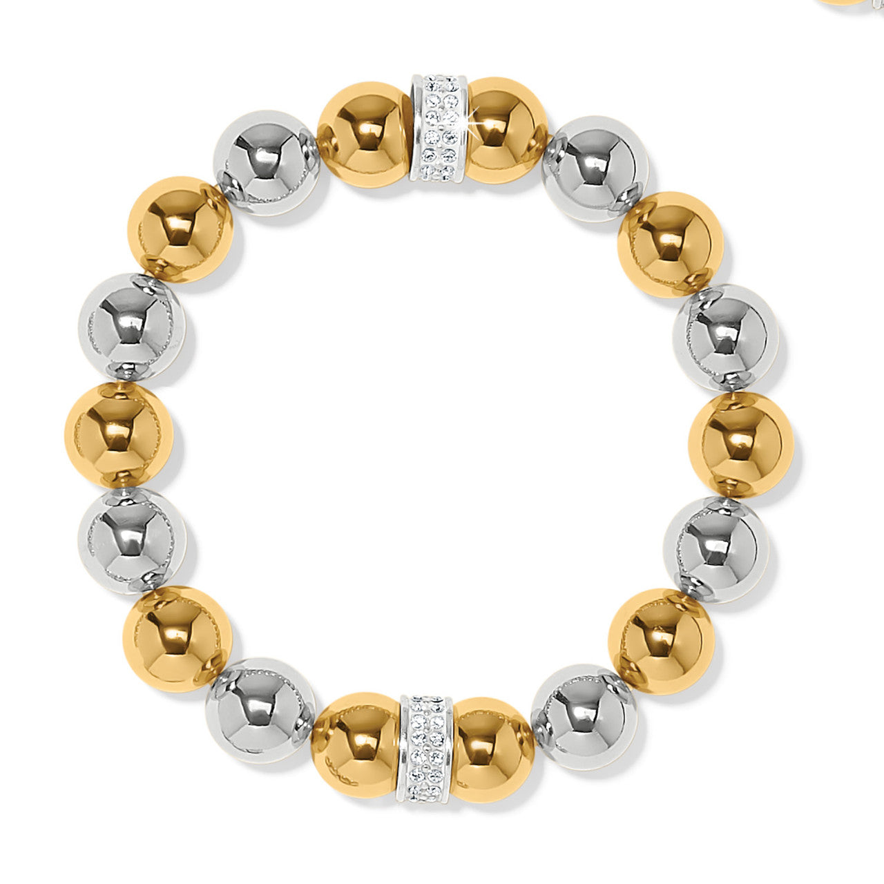 Brighton Meridian Two-Tone Bead Stretch Bracelet – SuePatrick.com