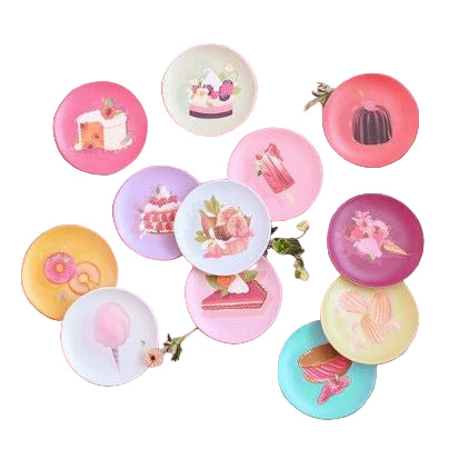 Glitterville Patisserie Melamine "Paper" Plates (12 Styles ...