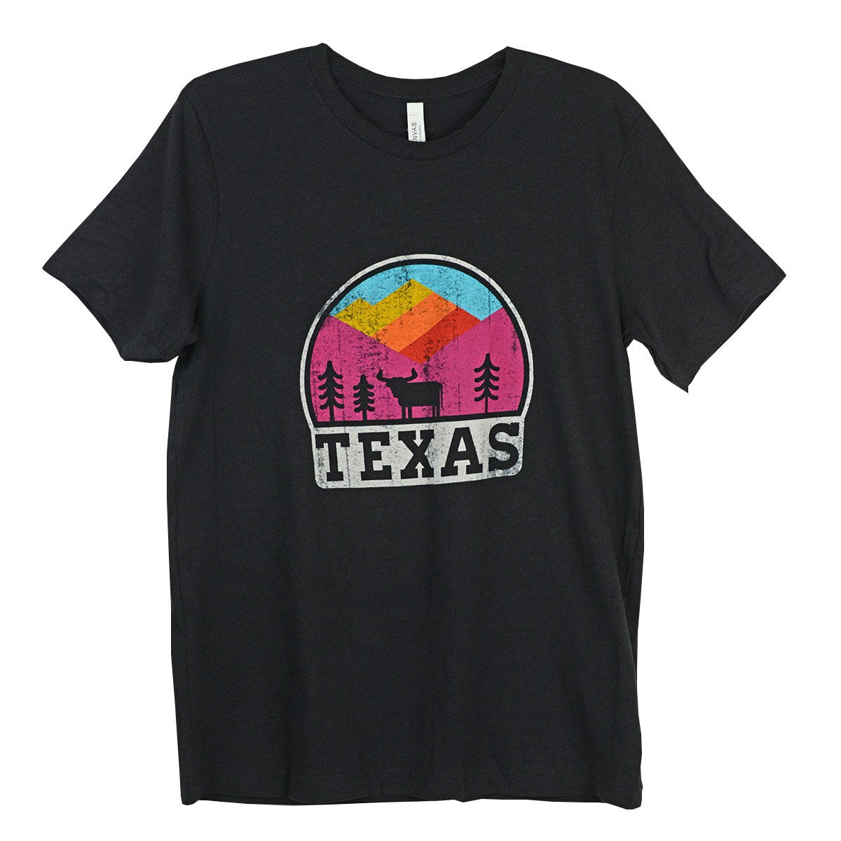 Texas Steer Mountain Tee – SuePatrick.com