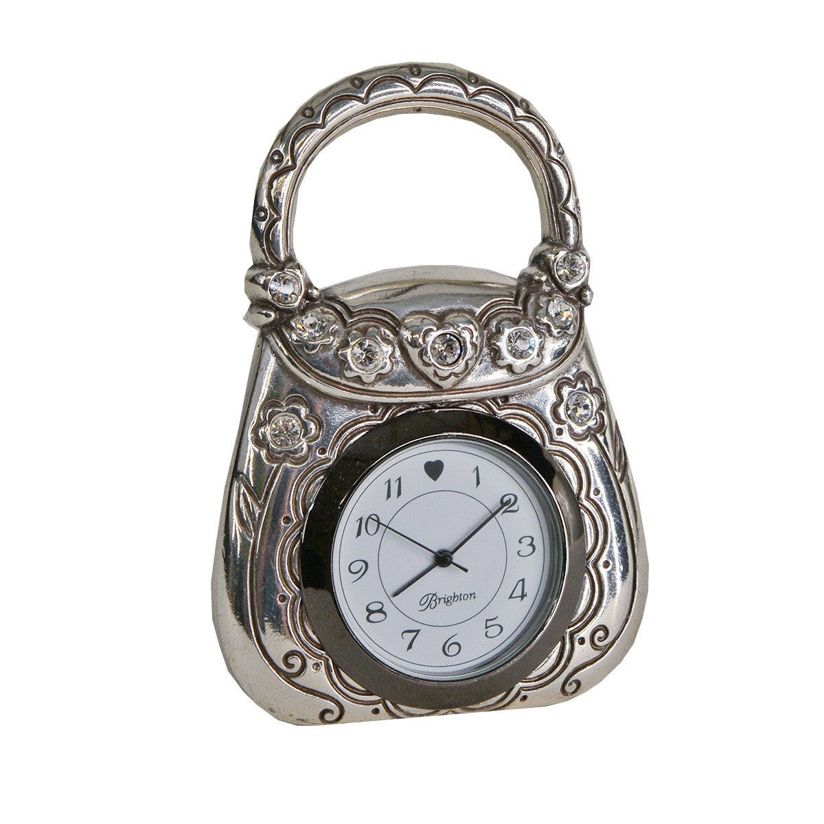 Brighton Purse-Onality Mini Stand Clock (SLV) – SuePatrick.com