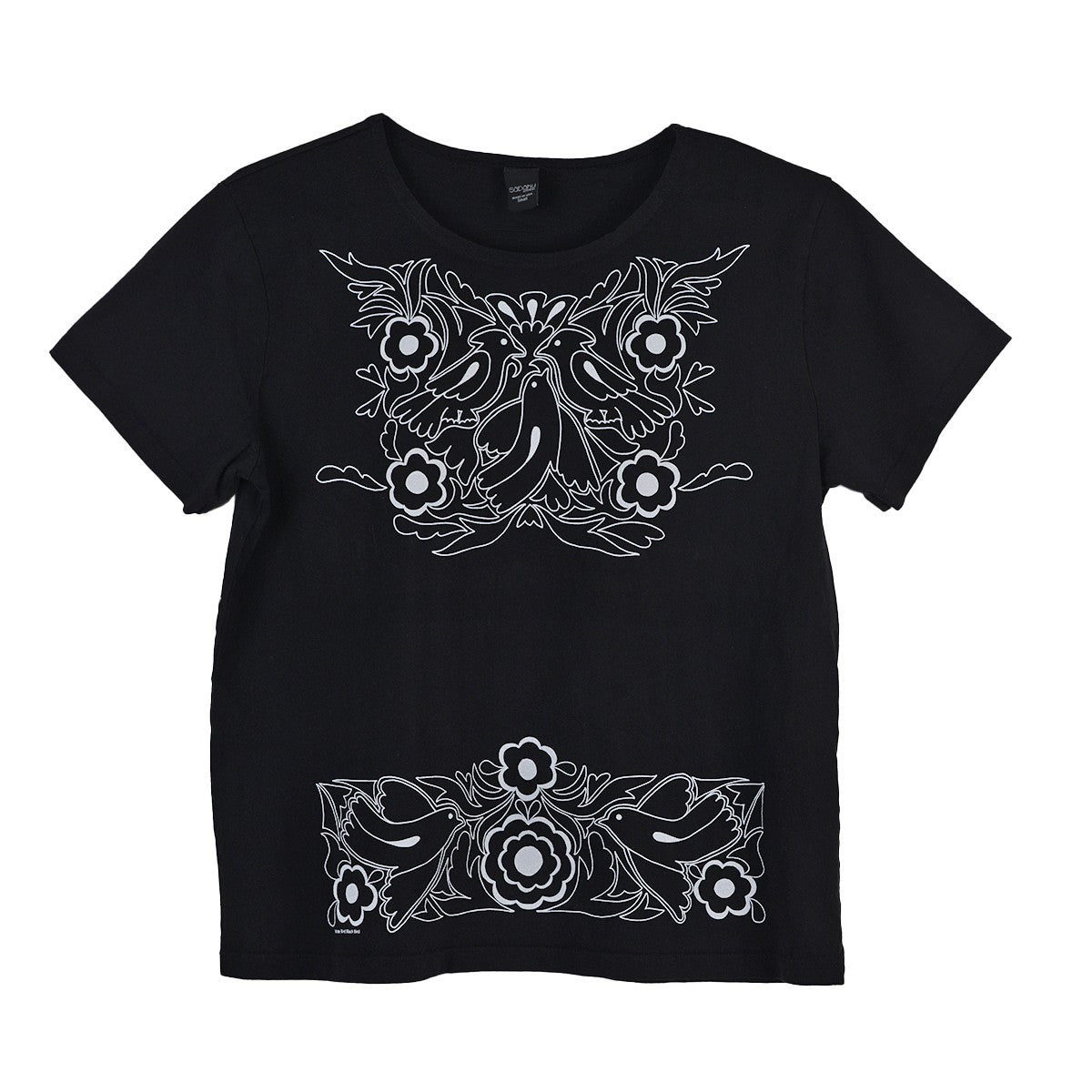 Sabaku White Bird Black Bird Short Sleeve Boutique Tee (MID ...